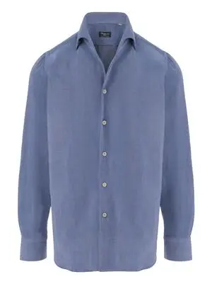 FINAMORE 1925 Ribbed Cotton Shirt - No