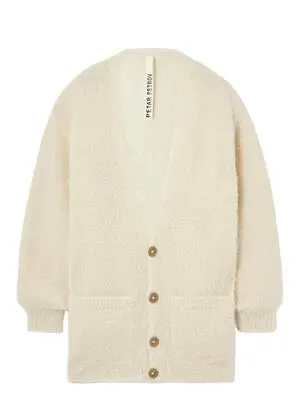 PETAR PETROV Petar Petrov Silk-Blend Bouclé Cardigan