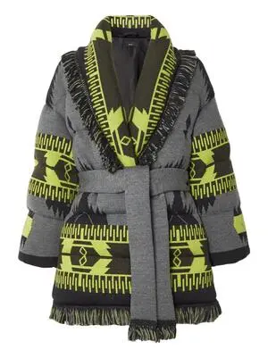 ALANUI Alanui Jacquard Wool Down Coat