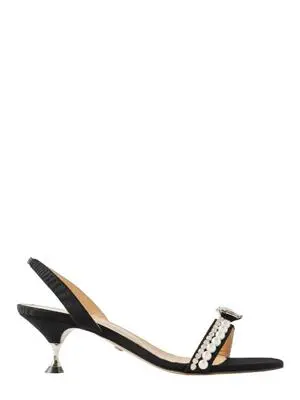 MACHMACH MachMach 55mm Crystal-Embellished Slingback Sandals