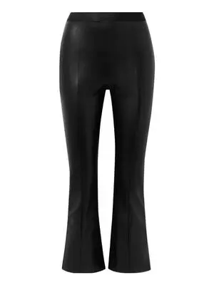 Wolford High Waist Stretch Flared Pants - Black