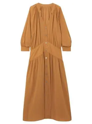 FORTELA Embellished Maxi Dress - Brown