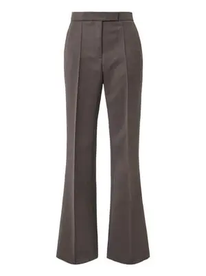 Alex Perry High-waisted Flared Suit Trousers - Black