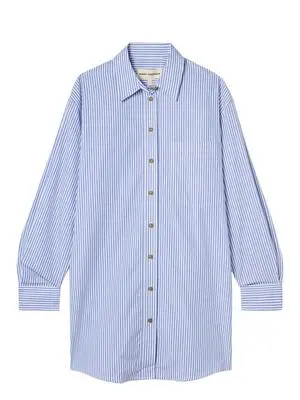 MARA HOFFMAN Mara Hoffman Hailey Striped Organic Cotton-Poplin Shirt