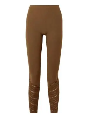 WOLFORD Perforated Wool-blend Leggings 