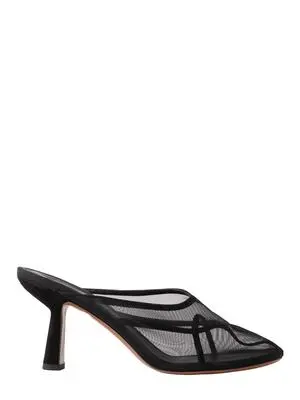 NEOUS Mesh Mules With Flared Heel - No