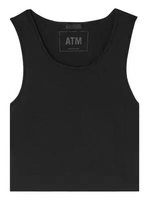 ATM ANTHONY THOMAS MELILLO ATM Anthony Thomas Melillo Ruched Stretch-Pima Cotton-Jersey Tank