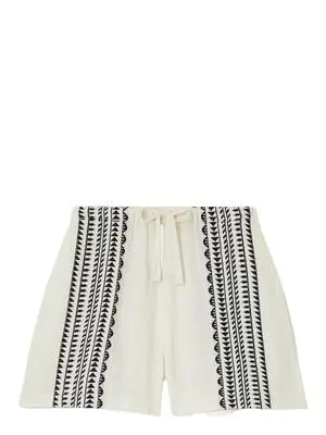 LEMLEM Lemlem Striped Cotton-Blend Shorts