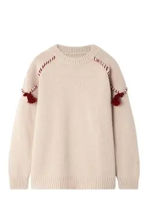 FORTELA Wool And Cashmere-blend Sweater - Nude
