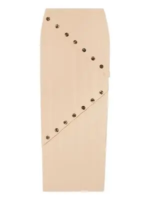 A.W.A.K.E. MODE A.W.A.K.E Mode Button-Embellished Maxi Skirt
