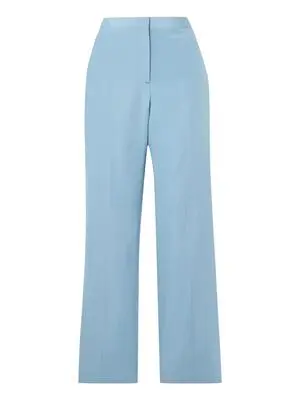 Brioni Silk And Cotton-blend Straight-leg Tailored Trousers - No