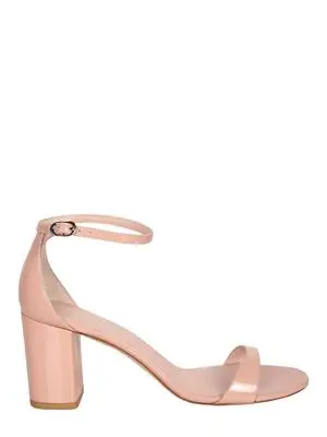 STUART WEITZMAN Stuart Weitzman Nudist Block Heeled Sandals