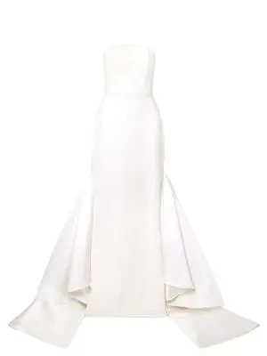 Solace Jodi Strapless Gown - White