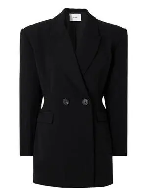 Alex Perry Double Breasted Blazer Dress - Black