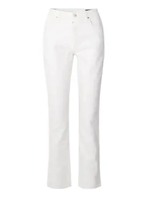 GOLDSIGN High-waisted Skinny Jeans - White