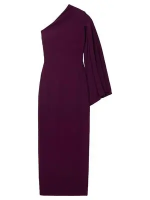 Solace Elisa One-sleeve Gown - Black