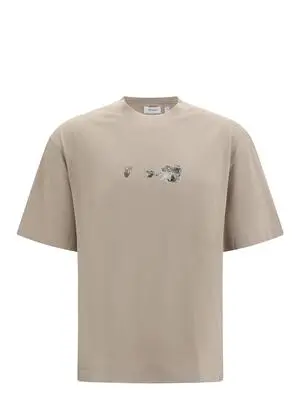 Off-White Spices Arrow Skate Print T-shirt - Beige