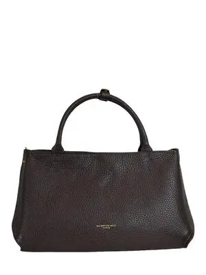 GIANNI CHIARINI Dual-handle Shoulder Bag - Espresso