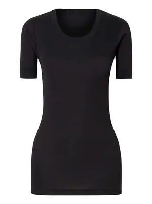 CALVIN KLEIN Calvin Klein Ribbed Stretch Organic Cotton-Jersey T-shirt