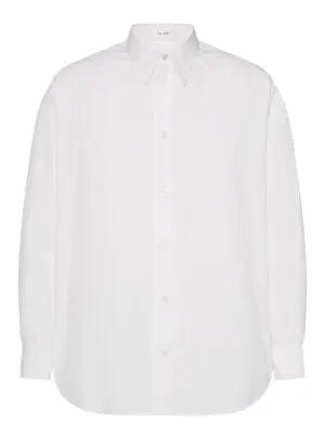THE ROW Tomek Poplin Shirt - White