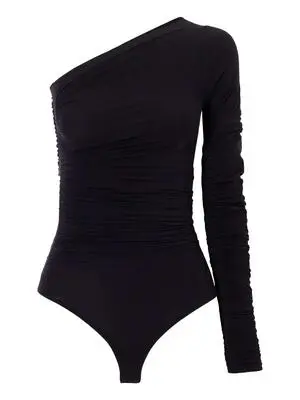 Wolford One-shoulder Stretch-jersey Bodysuit - Black