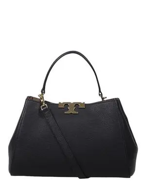 Tory Burch Medium Eleanor Soft Satchel - Black/gold