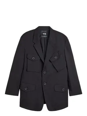 Y3 Sport Uniform Chore Coat - Black