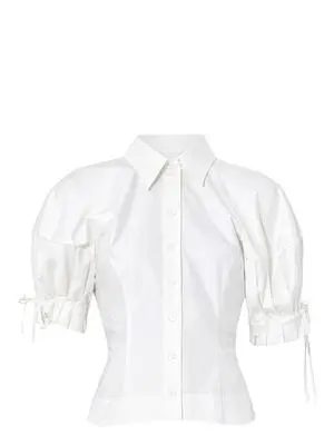 VIVIENNE WESTWOOD Vivienne Westwood Button-Down Poplin Shirt With Pleated Sleeves