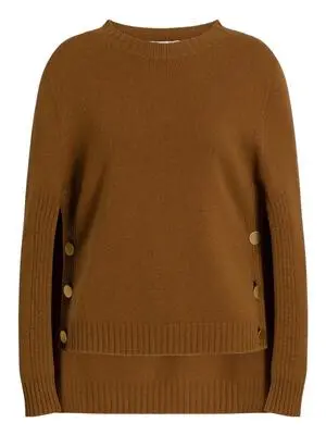 Alberta Ferretti Long Sleeve Crewneck Sweater - Brown
