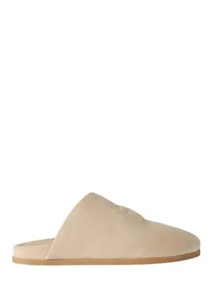 Givenchy Givenchy Padded Suede Mules Light Brown