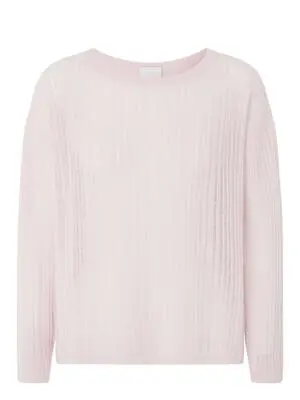 ALLUDE Allude Ribbed-Knit Cashmere Sweater