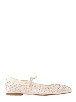AeydĒ Uma Studded Leather Mary Jane Ballet Flats - No