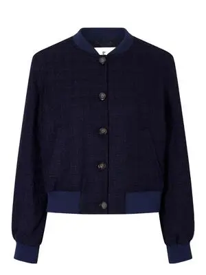 Giuliva Heritage Bouclé-tweed Bomber Jacket - No