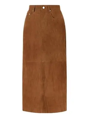 PROENZA SCHOULER Proenza Schouler Nayah Suede Maxi Skirt