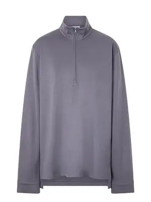 RIER RIER Polar Jogging Virgin Wool Half-Zip Sweatshirt