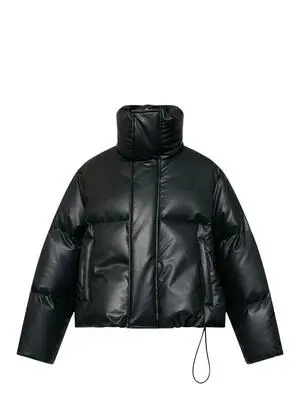 MAISON MARGIELA Short Puffer Jacket - Black