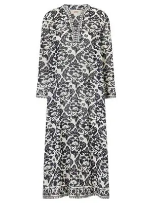 EMPORIO SIRENUSE EMPORIO SIRENUSE Giada Printed Cotton Midi Dress