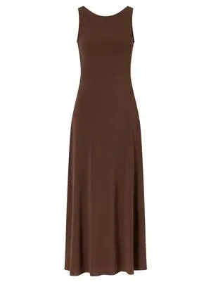 ERES Sculpture Backless Maxi Dress - Brown