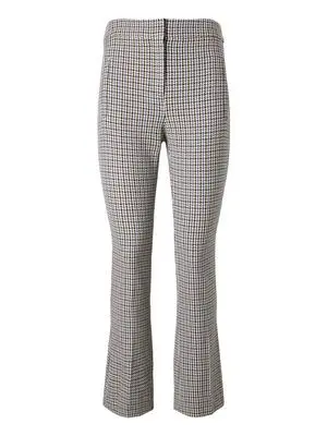 Veronica Beard Prince Of Wales Flared Pants - Blue