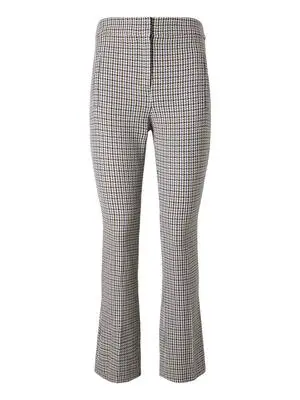 Veronica Beard Arte Prince Of Wales Flared Pants - Blue