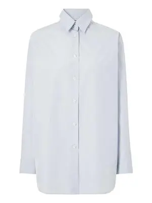 JIL SANDER Cotton Shirt - Light Blue