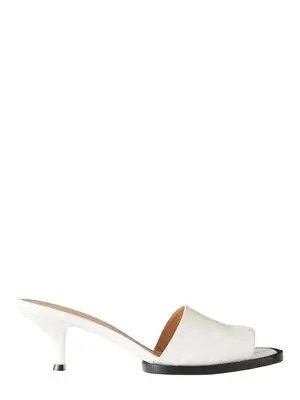 MAISON MARGIELA Tabi City Split-toe Leather Sandals - White