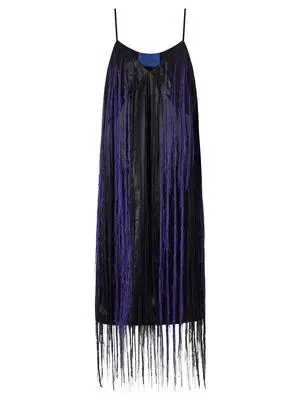 Sharon Wauchob Katia Fringed Midi Dress - Black