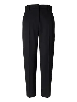 LANVIN Wool High-rise Straight-leg Pants - Black
