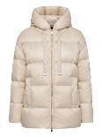 Max Mara Max Mara Long-Sleeved Hooded Jacket Nude