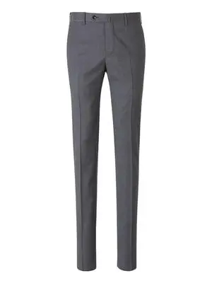 PT TORINO Belt-loop Tailored Trousers - Gray
