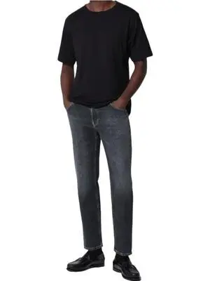 PT TORINO Straight Leg Jeans With Visible Stitching - Washed Ash