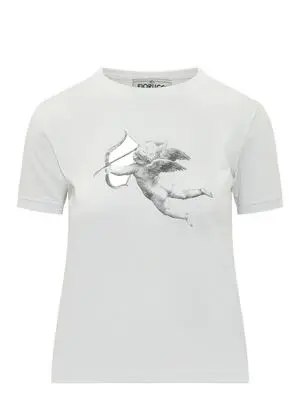 Fiorucci Angel Print T-shirt - White