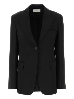 Sportmax Long-sleeve Blazer - Black