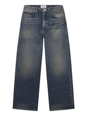 AGOLDE Luka Jeans In Washed Dark Indigo Denim - Deep Indigo